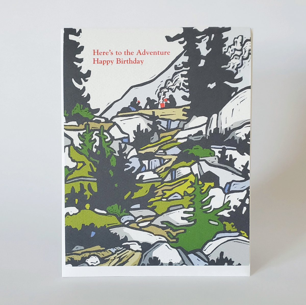 Mountain Adventure Birthday Card – Mutual Adoration + POST