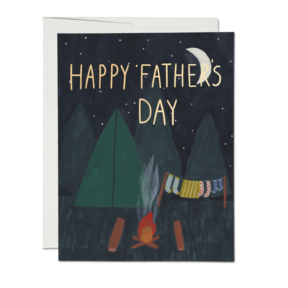 Camping Dad Father's Day Card – Mutual Adoration + POST
