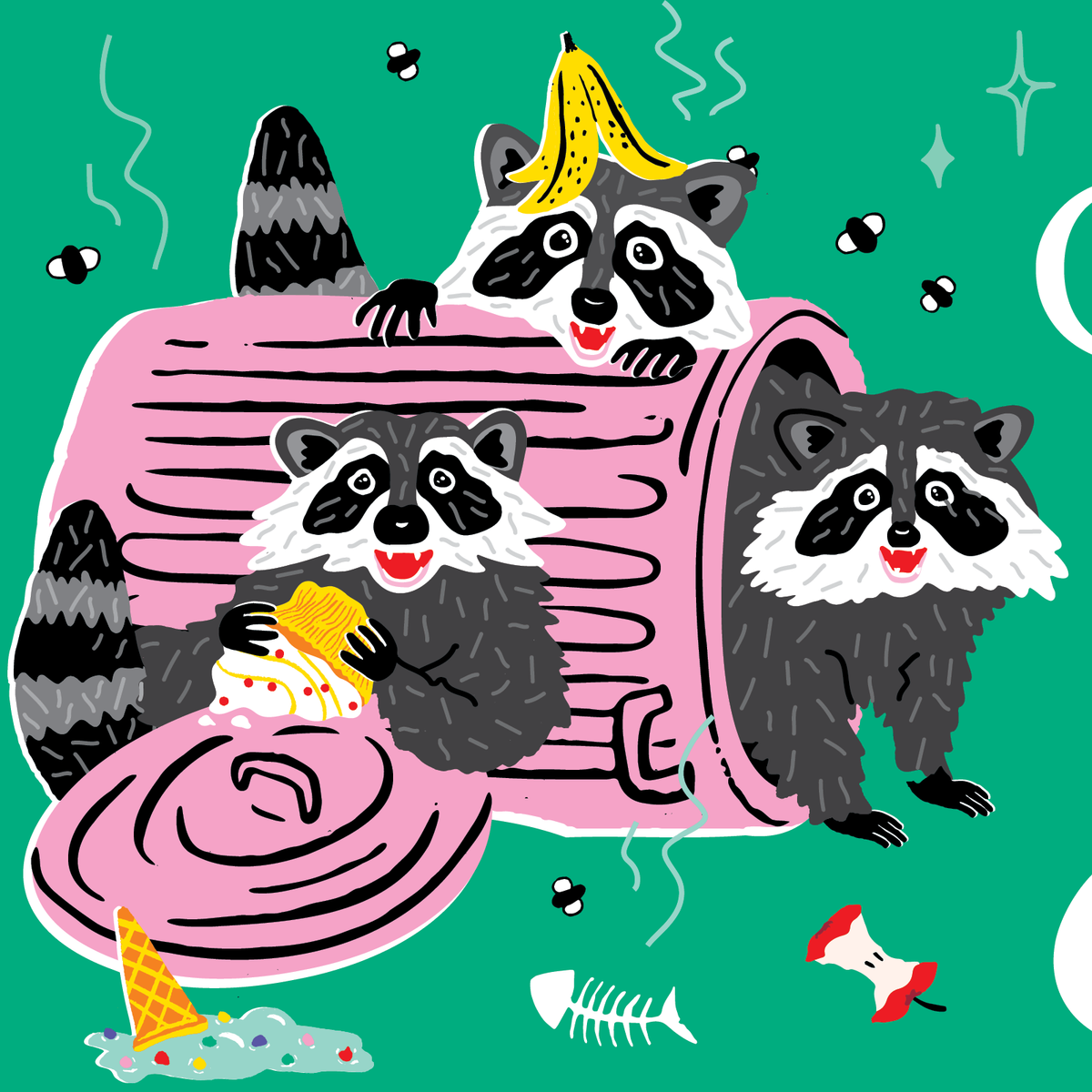 Spoiled Rotten Trash Goblin Mini Bumper Sticker – Mutual Adoration + POST