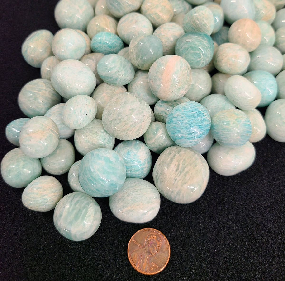 Amazonite Tumbled Stone Crystal – Mutual Adoration + POST