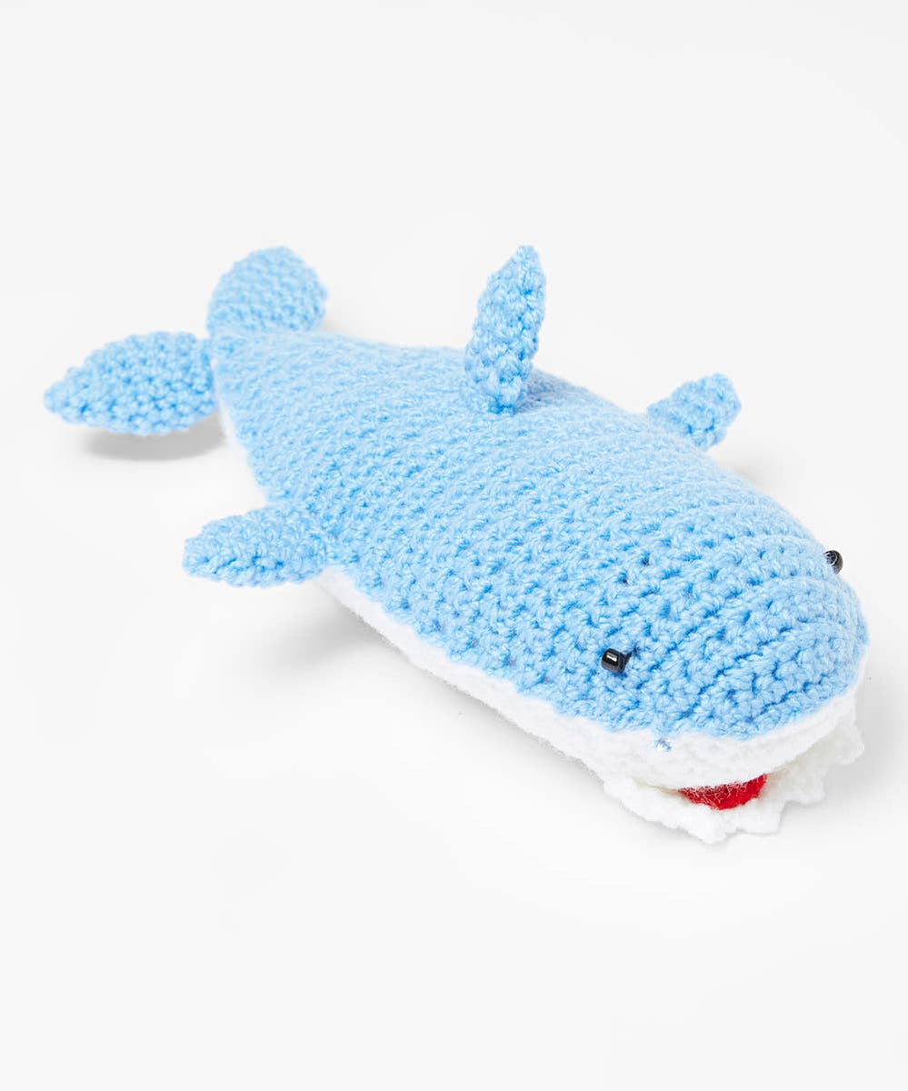 Shark Crochet Baby Rattle – Mutual Adoration + POST