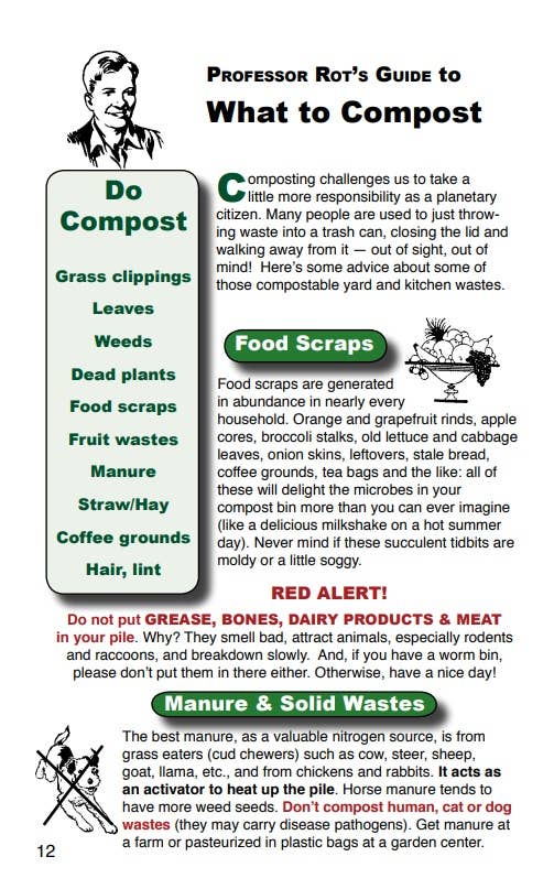 Home Composting Made Easy Zine – Mutual Adoration + POST