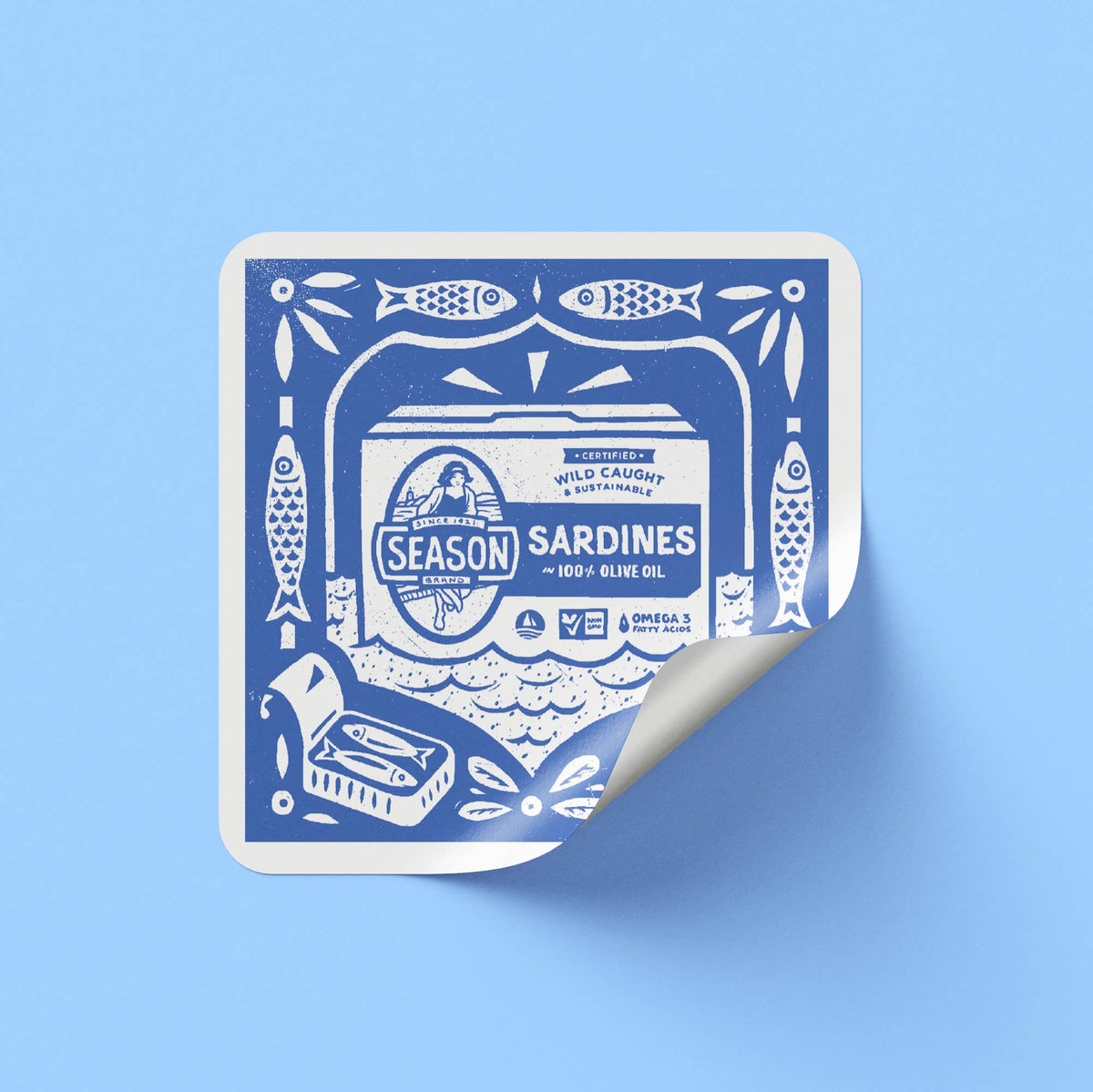 Sardines Sticker – Mutual Adoration + POST