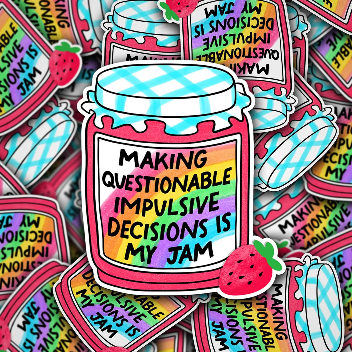 Questionable Jam Sticker – Mutual Adoration + POST