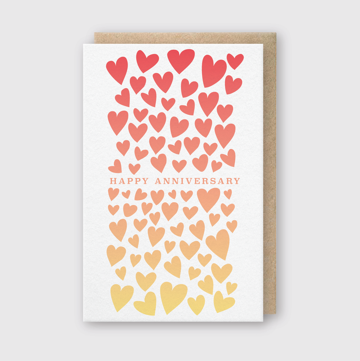 Happy Anniversary Split Greeting Card – Mutual Adoration + POST