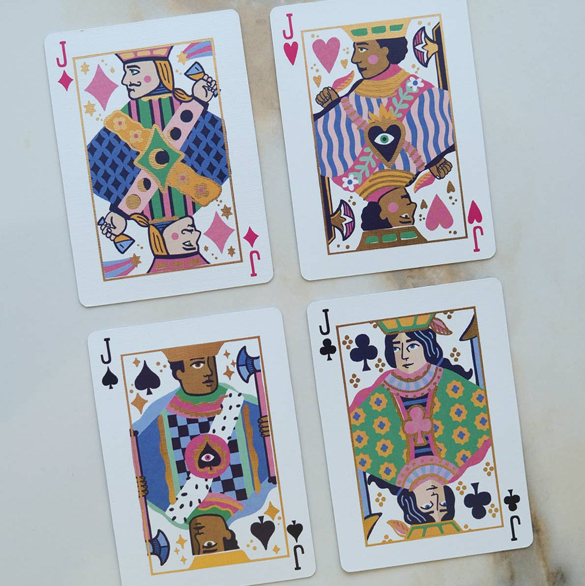 Neon Royals Playing Cards Standard Deck – Mutual Adoration + POST