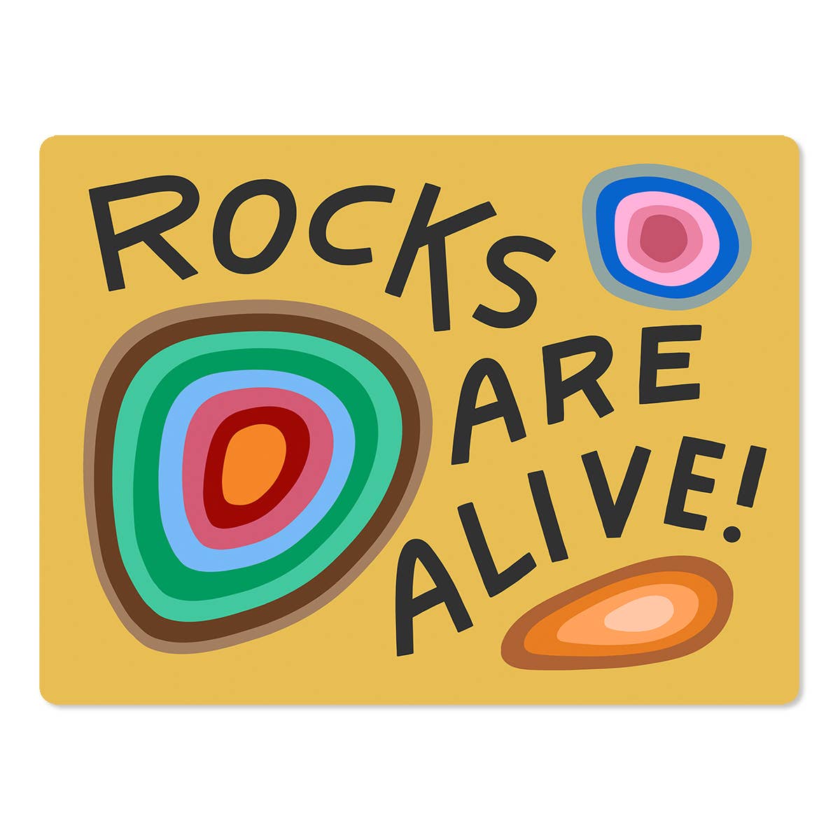 Rocks Are Alive Sticker – Mutual Adoration + POST