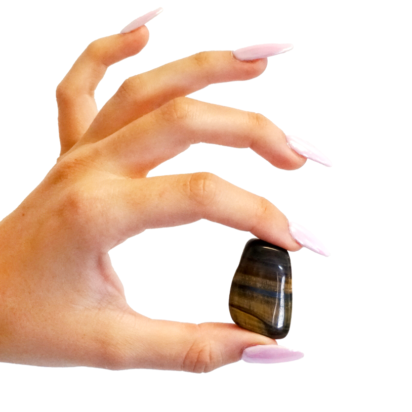 Tiger Eye Tumbled Crystal Stone – Mutual Adoration + POST