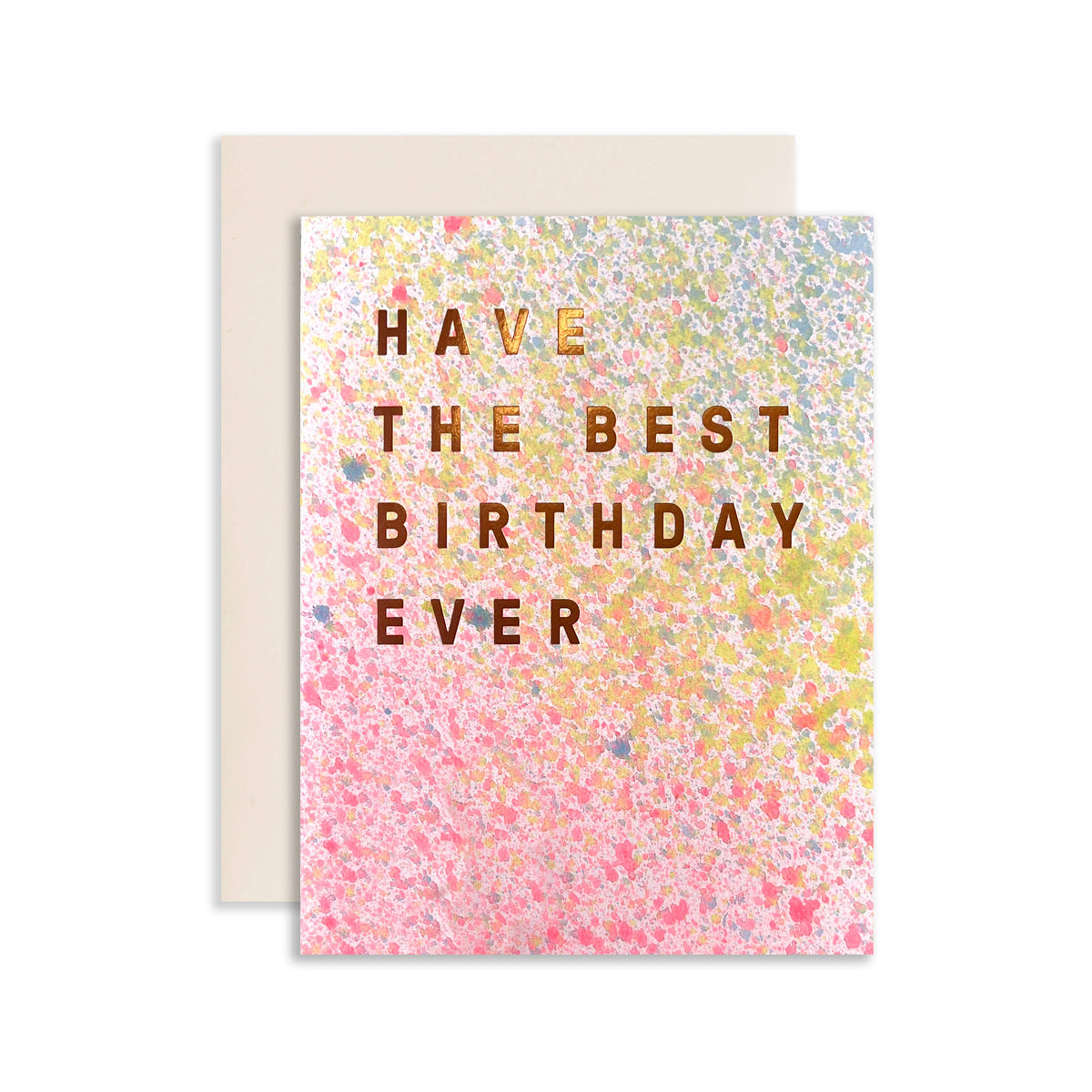 Misty Hand Painted Birthday Card – Mutual Adoration + POST
