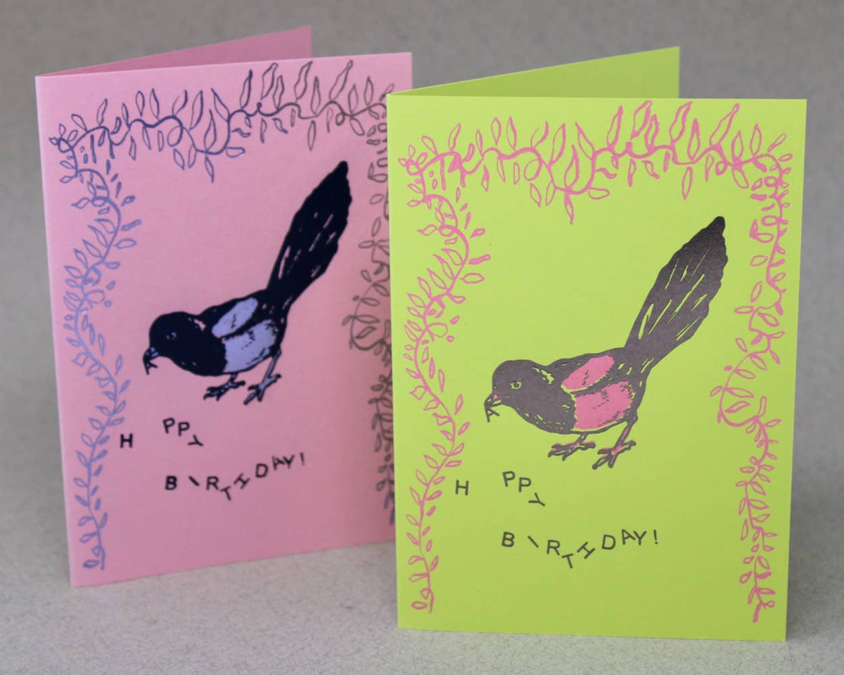 Birthday Magpie Card – Mutual Adoration + POST
