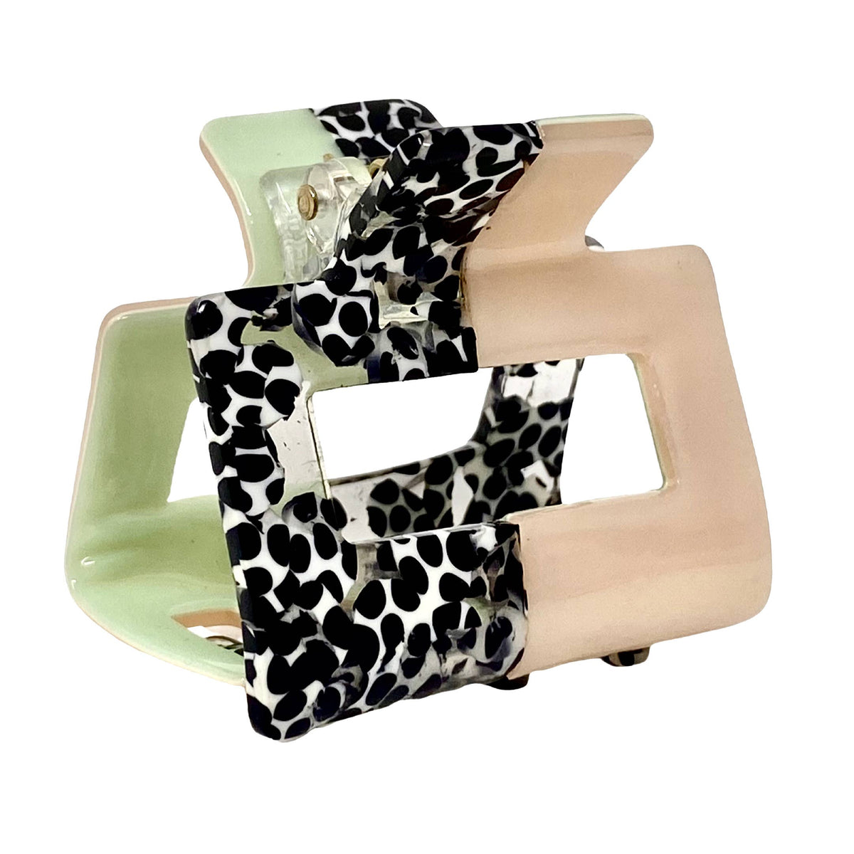 Colorblock Animal Print Hair Claw Clip – Mutual Adoration + POST