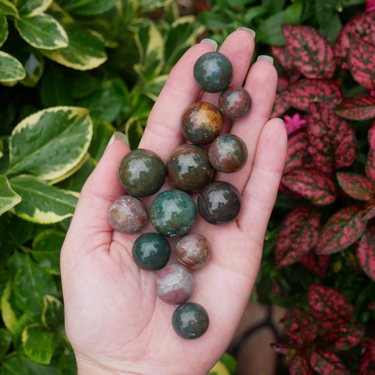 Fancy Jasper Crystal Sphere – Mutual Adoration + POST
