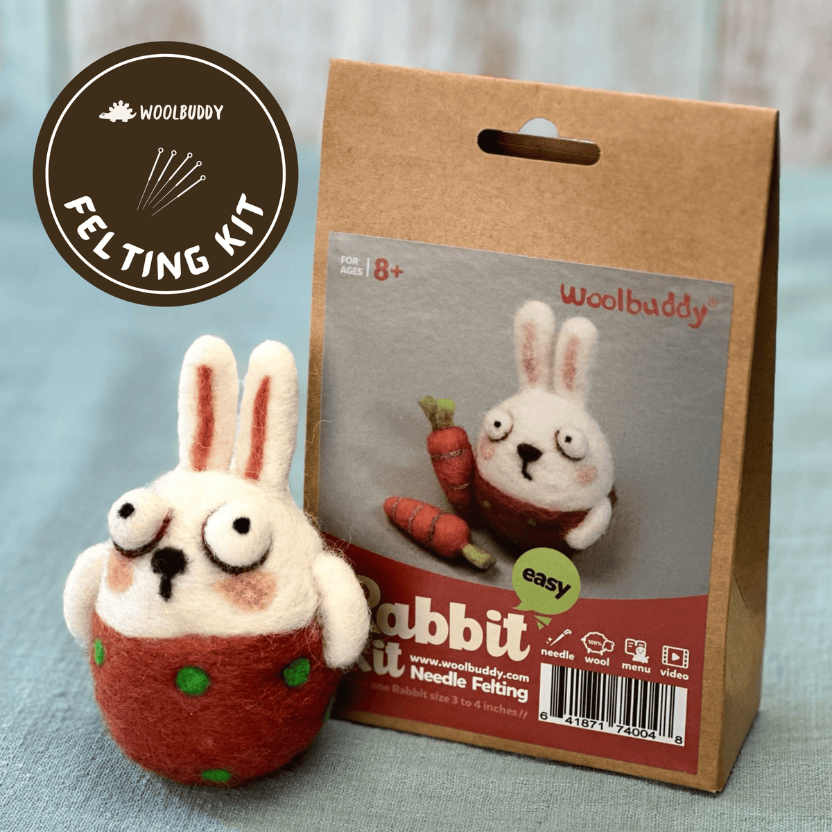 Needle Felting Rabbit Kit – Mutual Adoration + POST