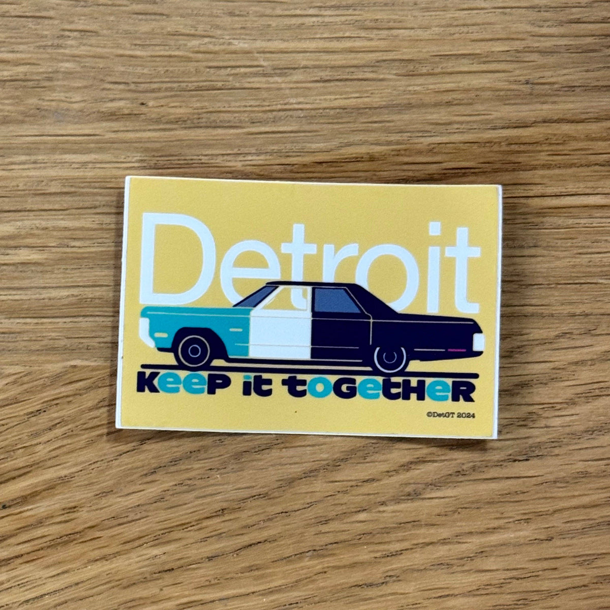 Detroit Keep It Together Sticker – Mutual Adoration + POST