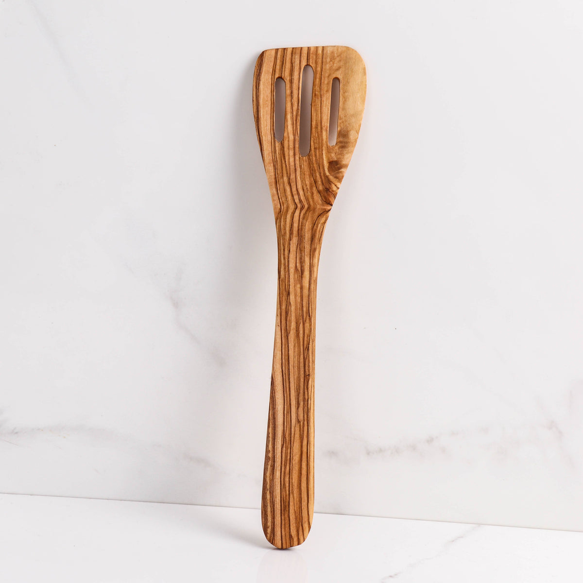 Olive Wood Slotted Spatula Handmade Kitchen Tool – Mutual Adoration + POST