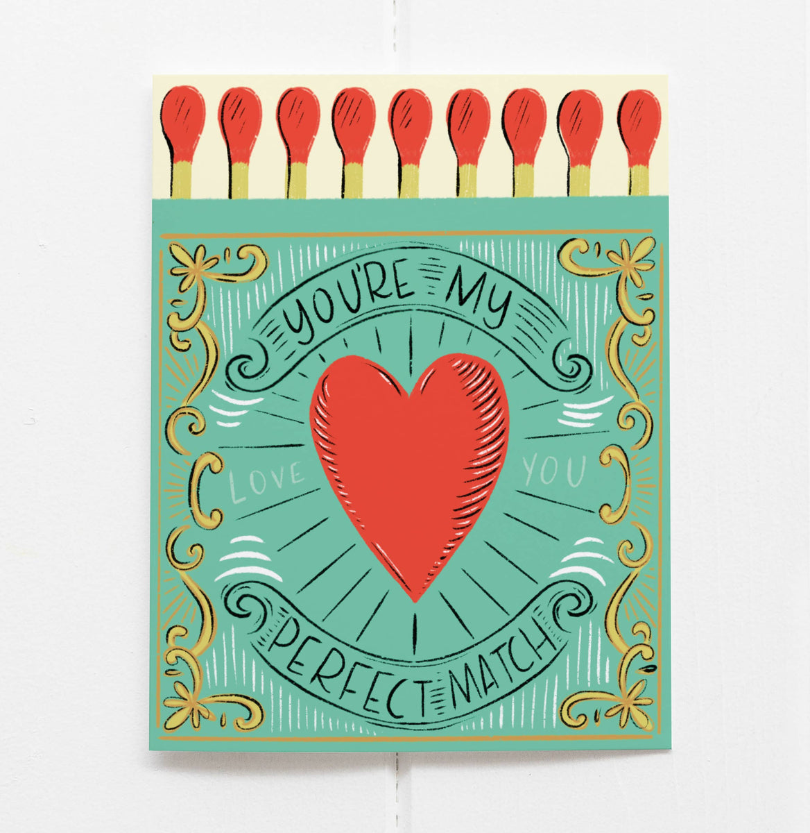 You're My Perfect Match Card – Mutual Adoration + POST