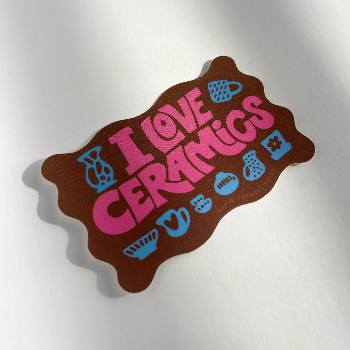 I Love Ceramics Vinyl Sticker – Mutual Adoration + POST