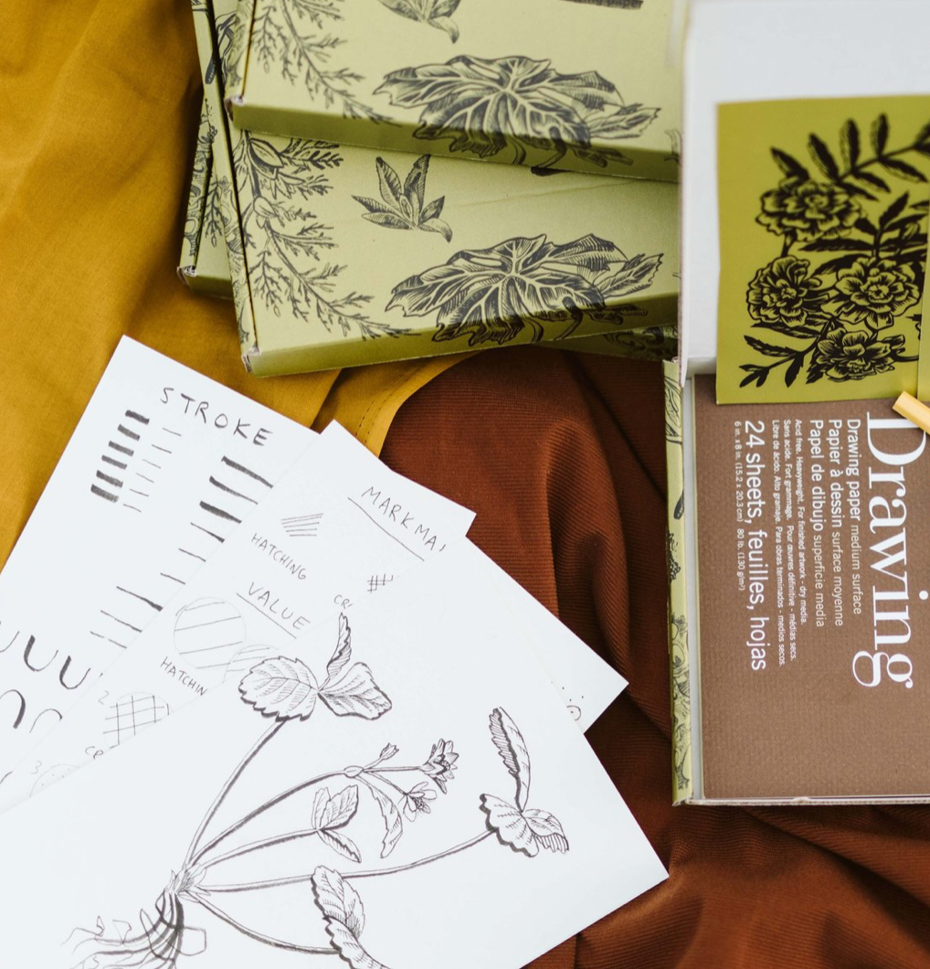 Botanical Drawing for Beginners Kit – Mutual Adoration + POST