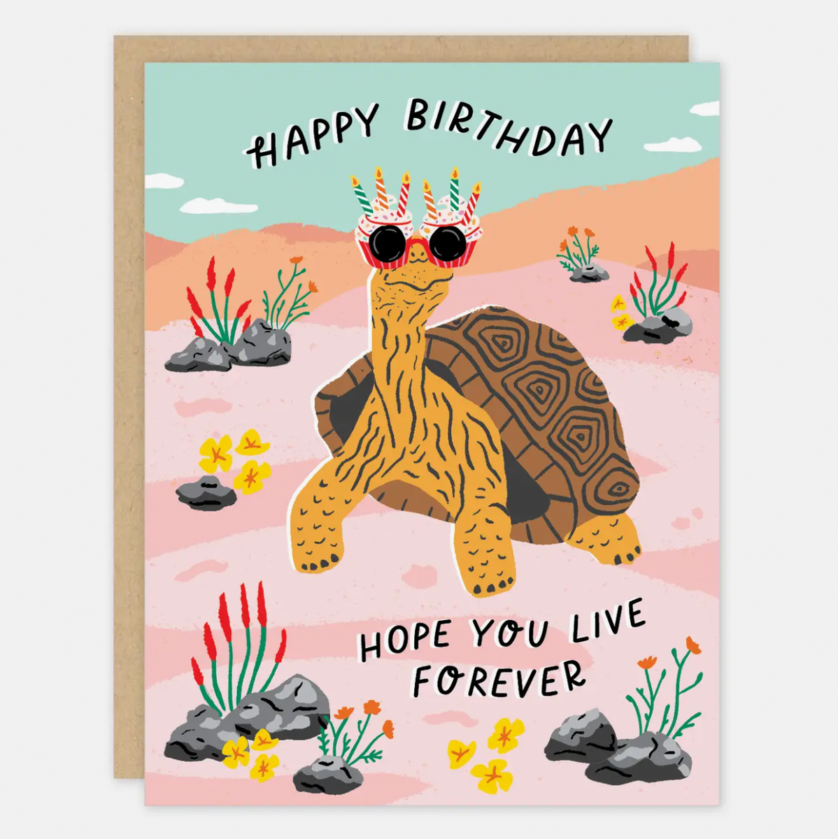 Forever Tortoise Birthday Card – Mutual Adoration + POST