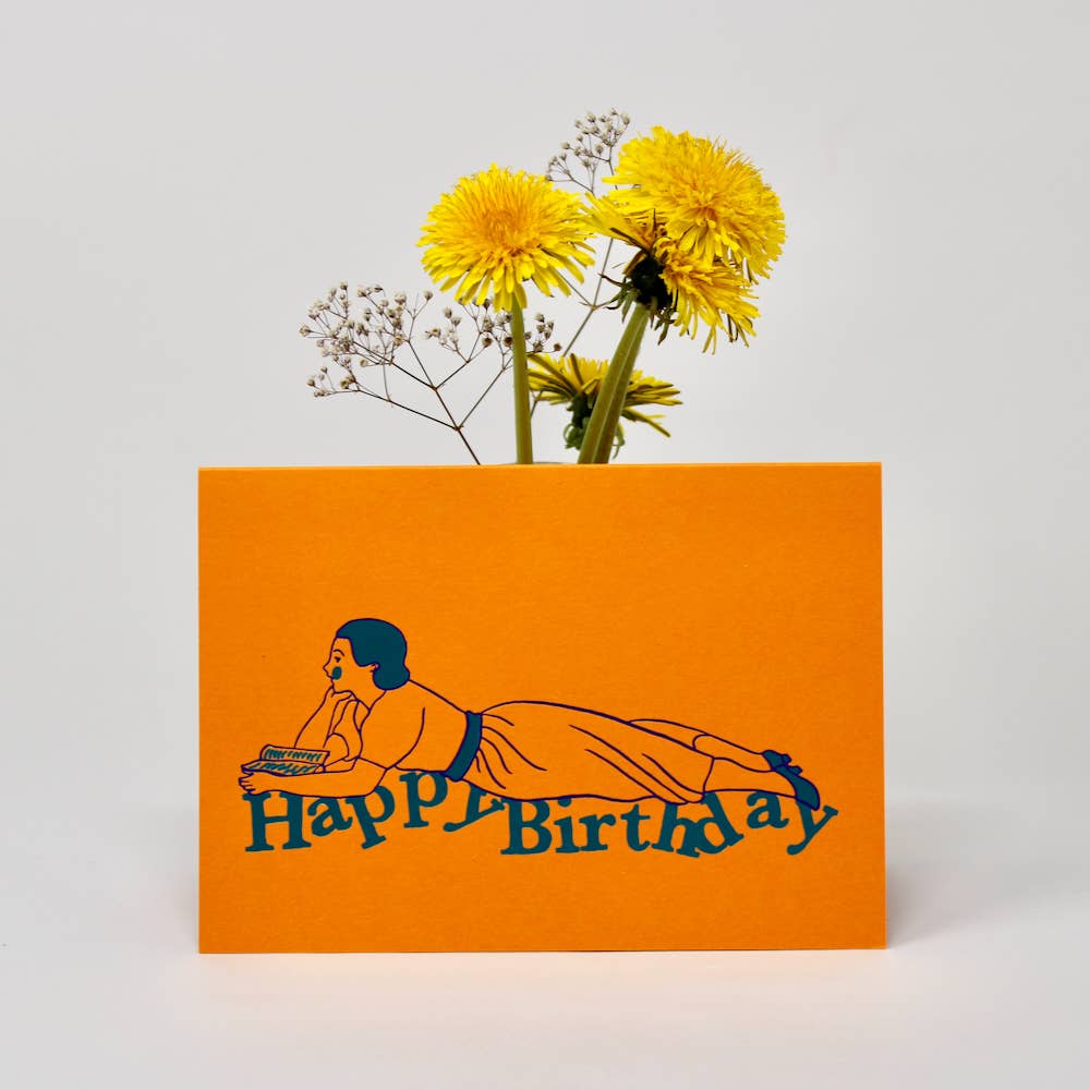 Birthday Reader Greeting Card – Mutual Adoration + POST