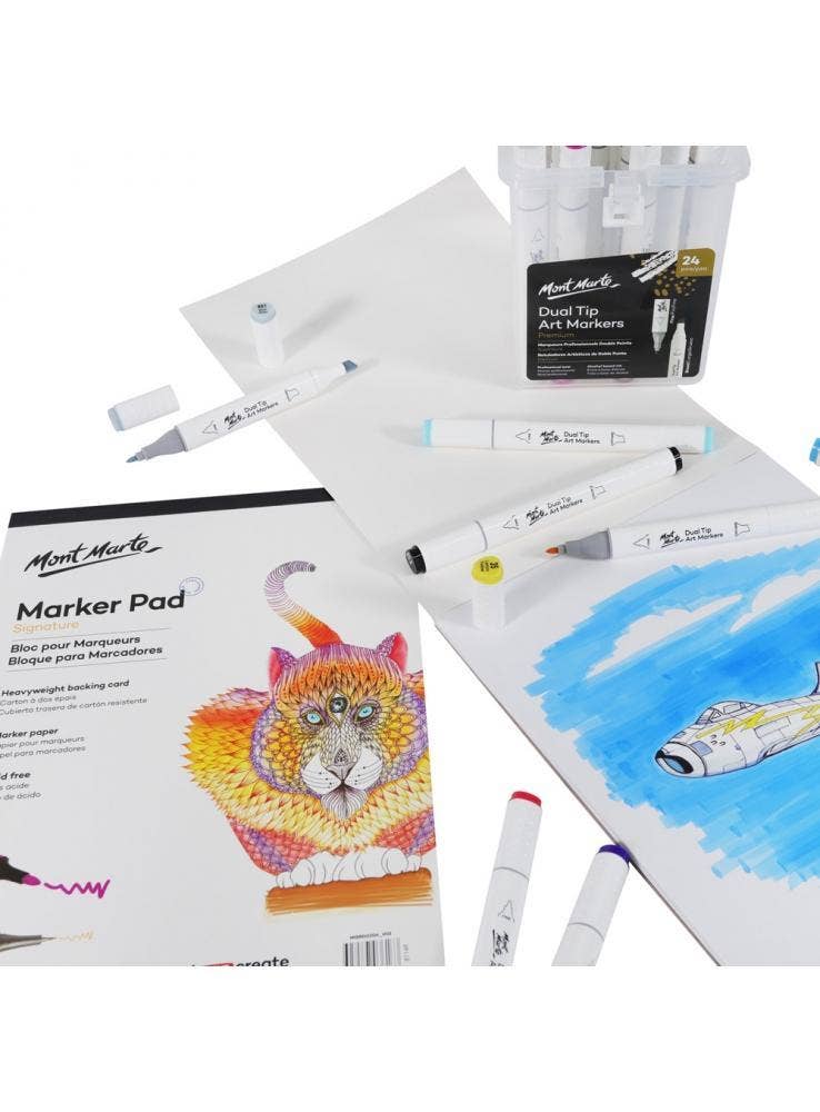 Premium Bleedproof Marker Pad Sketchbook – Mutual Adoration + POST