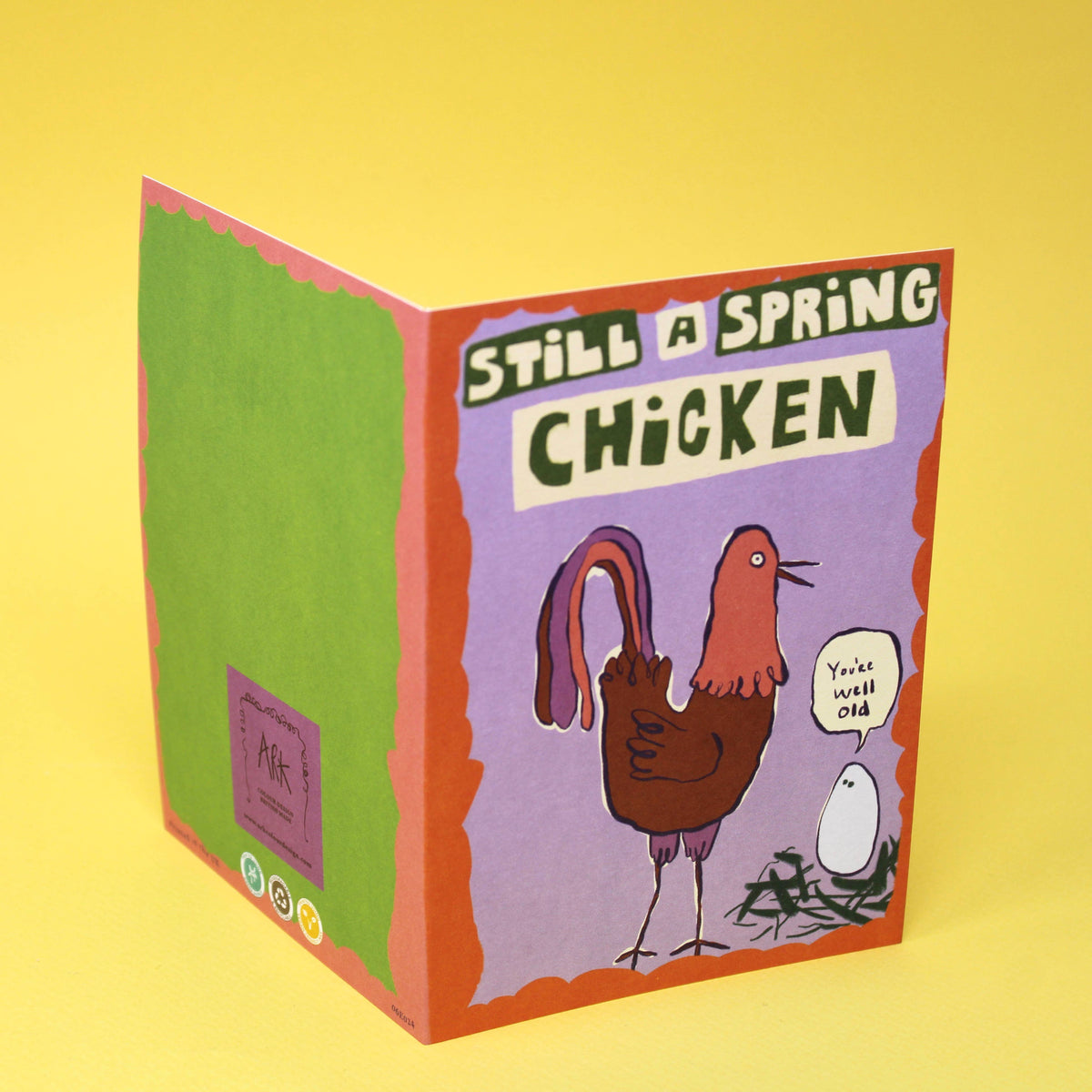 Still a Spring Chicken Birthday Card – Mutual Adoration + POST