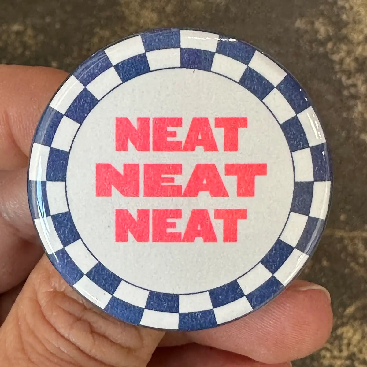 Neat Neat Neat Button – Mutual Adoration + POST