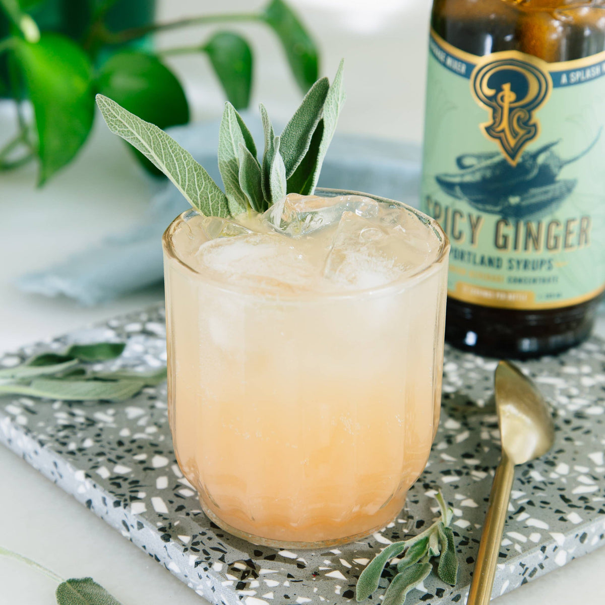Spicy Ginger Craft Beverage Syrup Cocktail Mixer – Mutual Adoration + POST