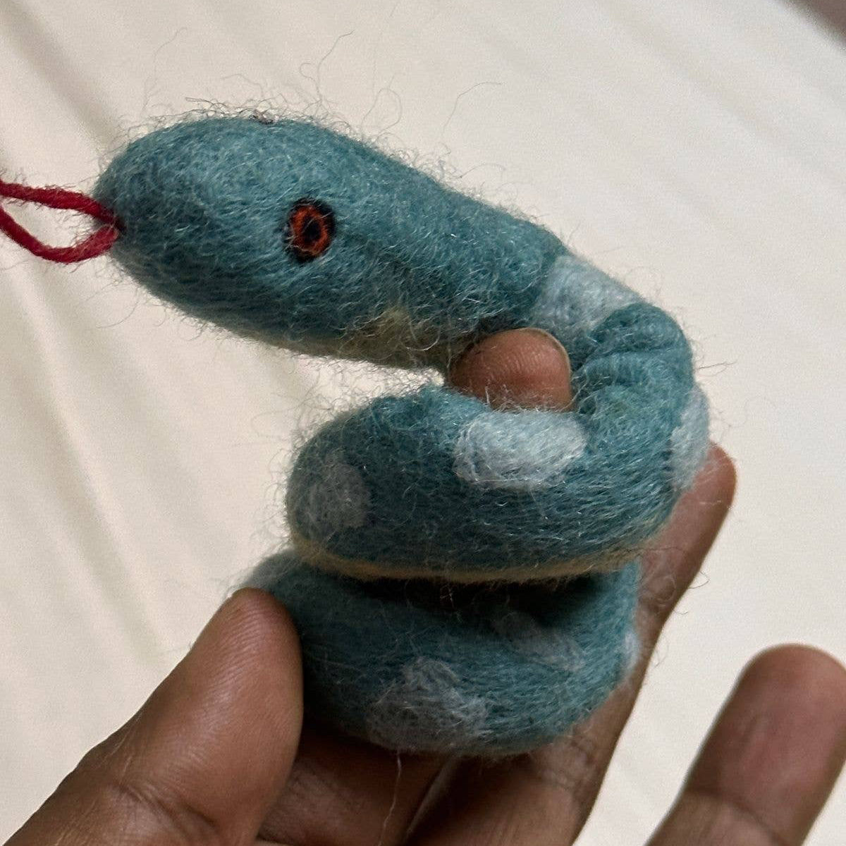 Blue Snake Finger Puppet – Mutual Adoration + POST