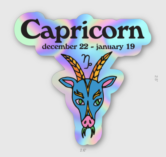 Capricorn Sticker – Mutual Adoration + POST
