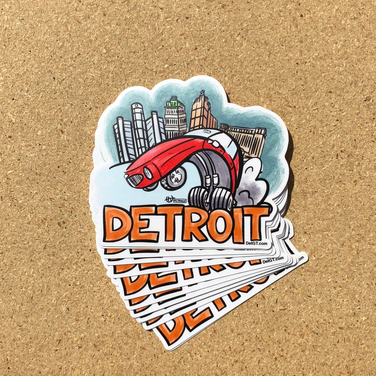 Toon Town Detroit Sticker – Mutual Adoration + POST