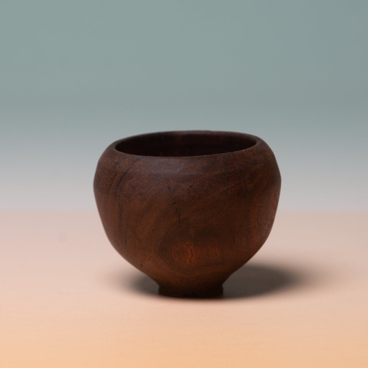 Small Hand Turned Wood Footed Dish – Mutual Adoration + POST