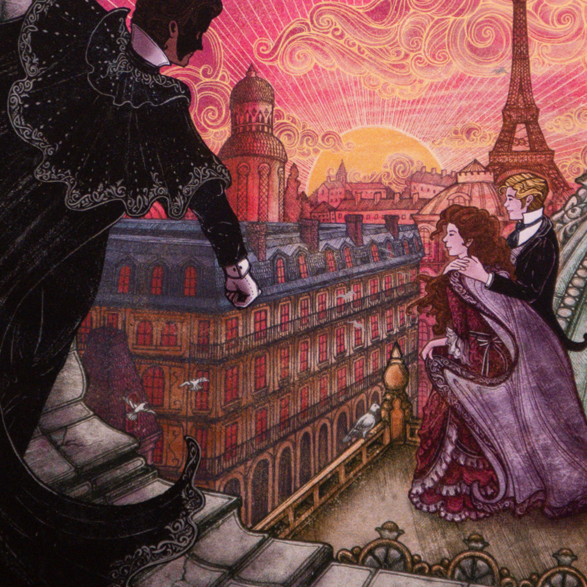 The Phantom Intaglio Art Print in Rich Brown Frame – Mutual Adoration ...
