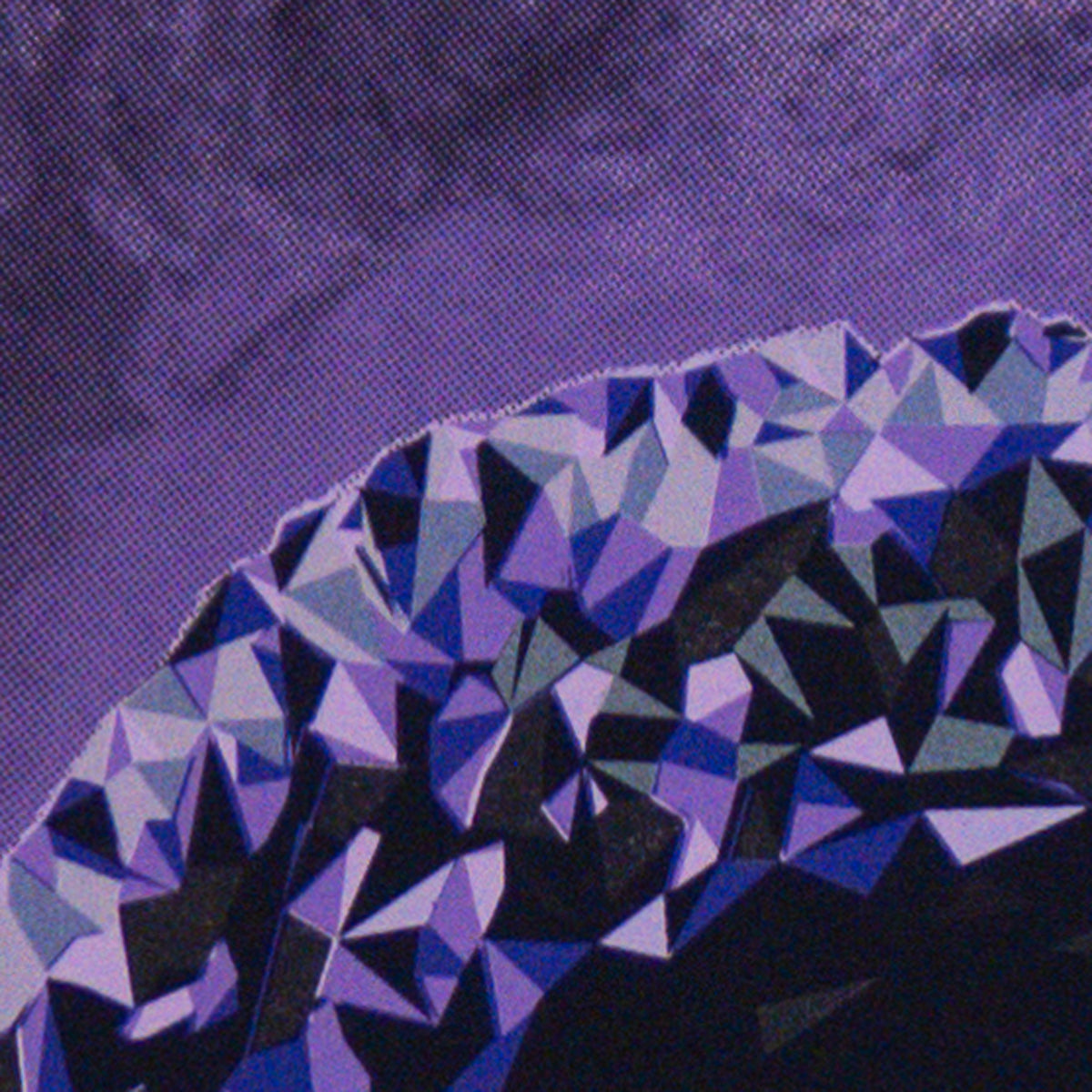 Geode Cave Screen Print in Reclaimed Wood Frame – Mutual Adoration + POST