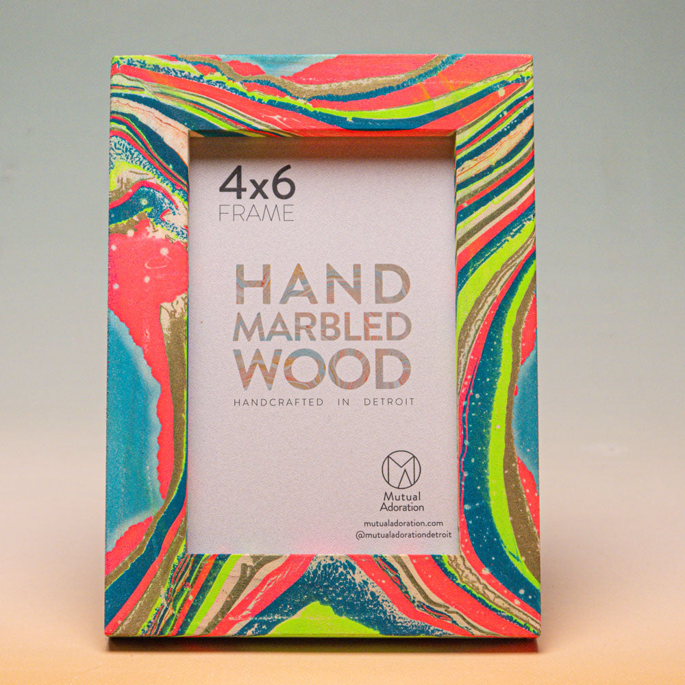 4x6 Circus Envy Marbled Picture Frame – Mutual Adoration + POST