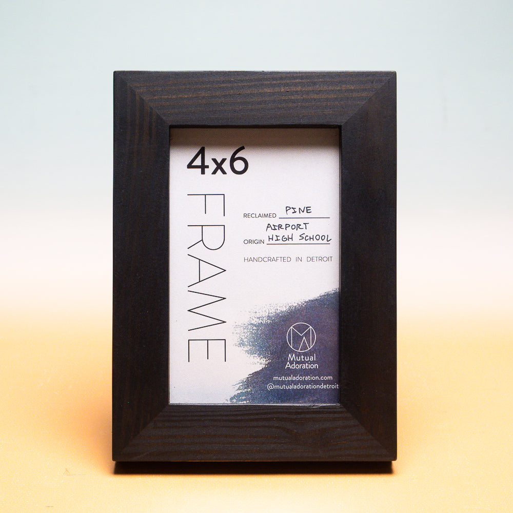 Blackened Ebony Reclaimed Wood Picture Frames – Mutual Adoration + POST