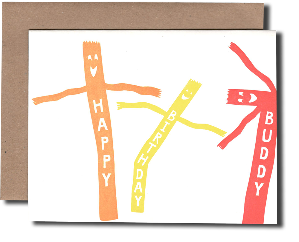 Air Dancers Birthday Card – Mutual Adoration + POST