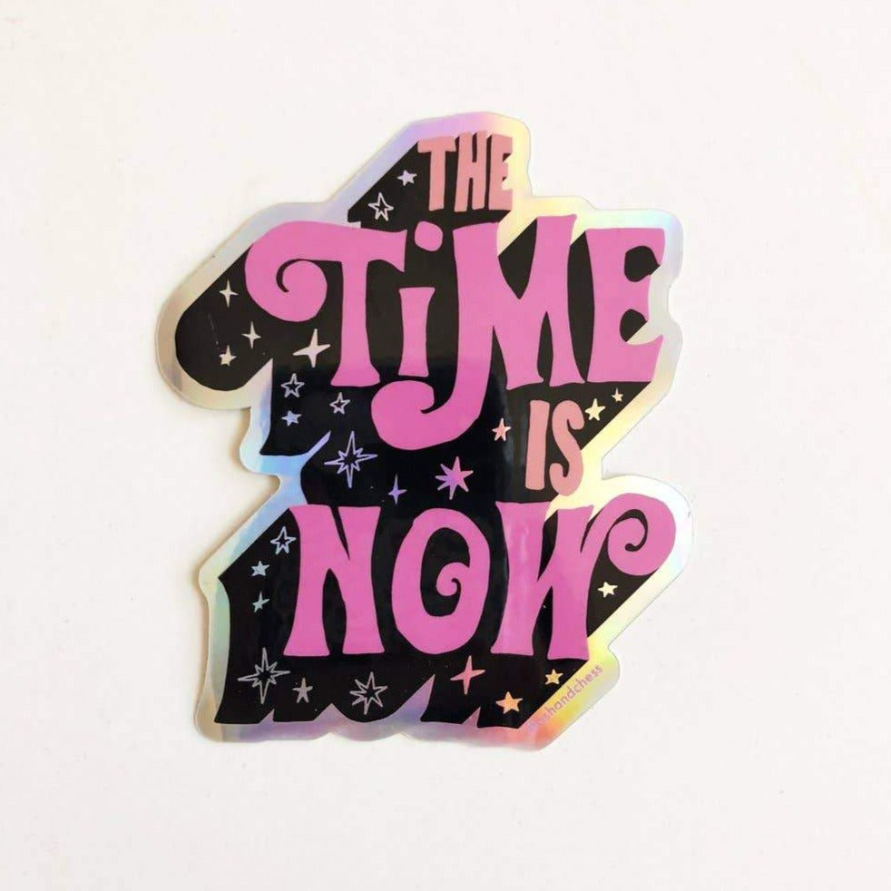The Time Is Now Sticker – Mutual Adoration + POST