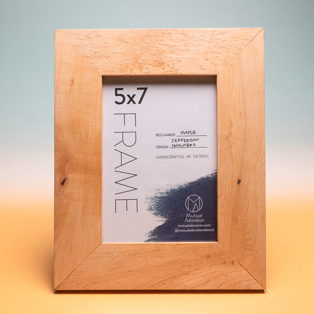 Light Maple Reclaimed Wood Picture Frames – Mutual Adoration + POST