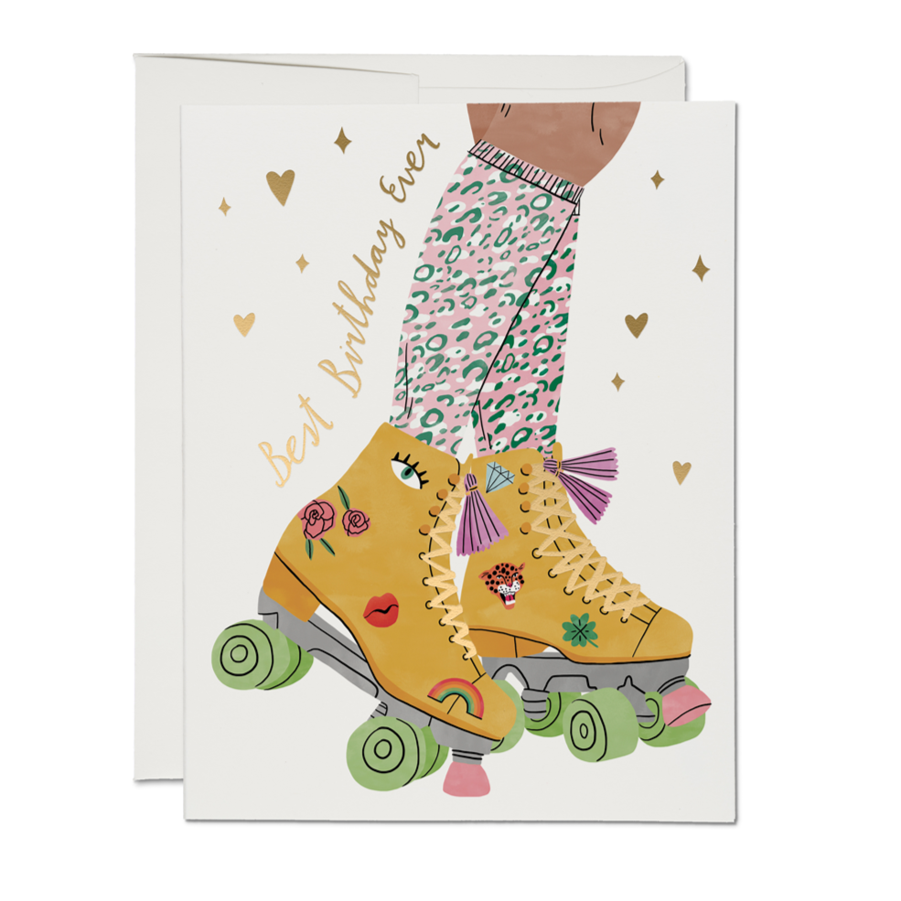 Best Roller Skating Birthday Card – Mutual Adoration + POST