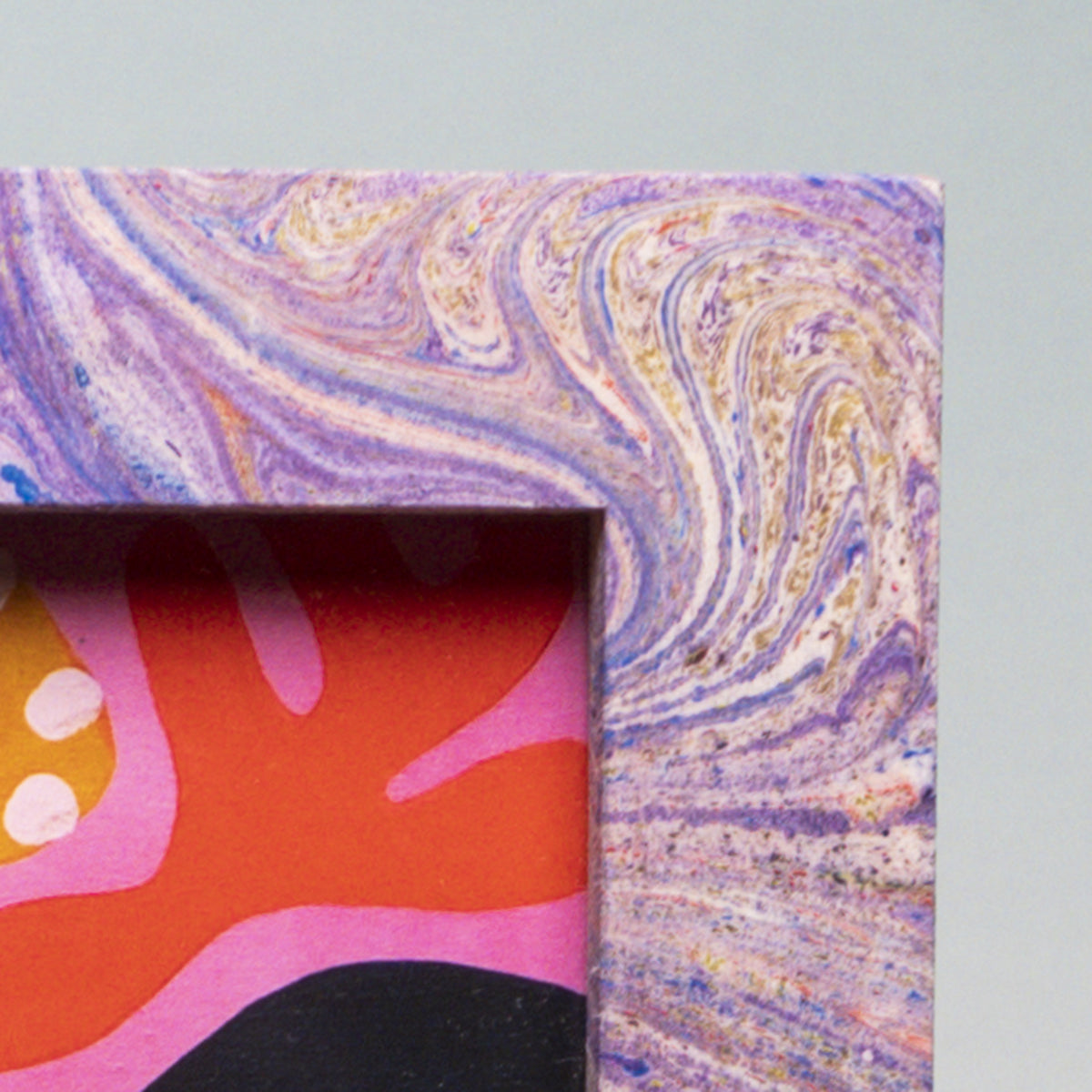 Polly Colorful Art Print in Marbled Frame – Mutual Adoration + POST