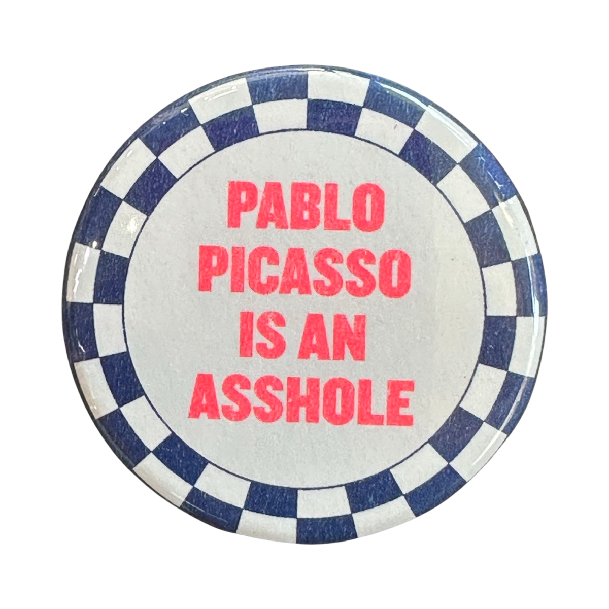 Pablo Picasso Pinback Button – Mutual Adoration + POST