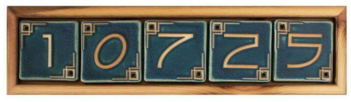 Modern Address Tile Frame for 5 Tiles – Mutual Adoration + POST