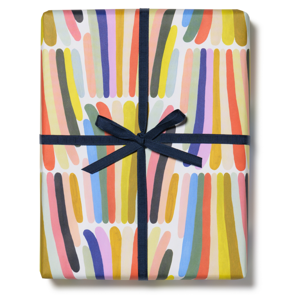 Rainbow Stripes Gift Wrapping Paper Roll – Mutual Adoration + POST