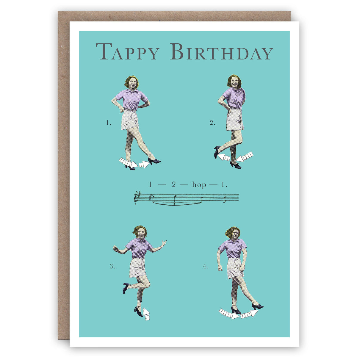 Triple Time Step Birthday Card – Mutual Adoration + POST