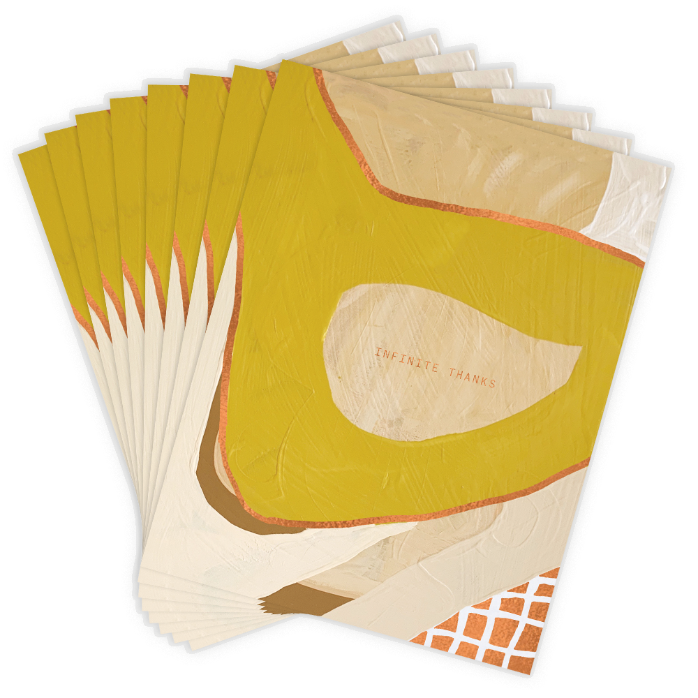 Boxed Set of 8 Infinite Thanks Cards – Mutual Adoration + POST
