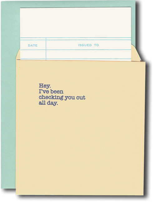 Checking You Out Library Card – Mutual Adoration + POST