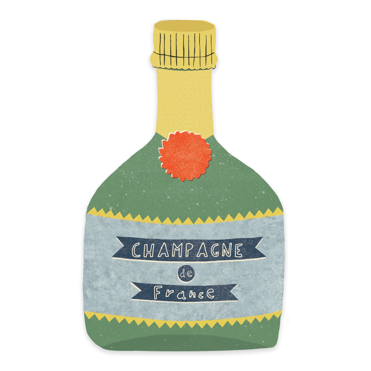 Champagne Sticker – Mutual Adoration + POST