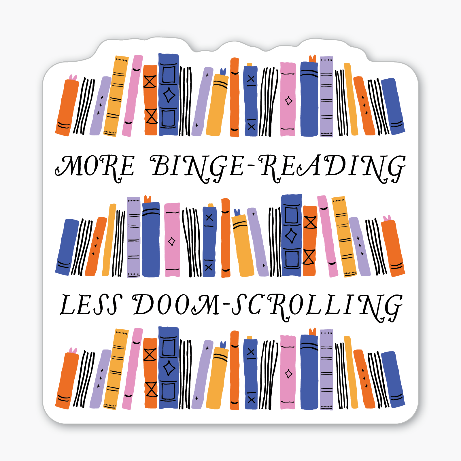 Binge Reading Sticker – Mutual Adoration + POST