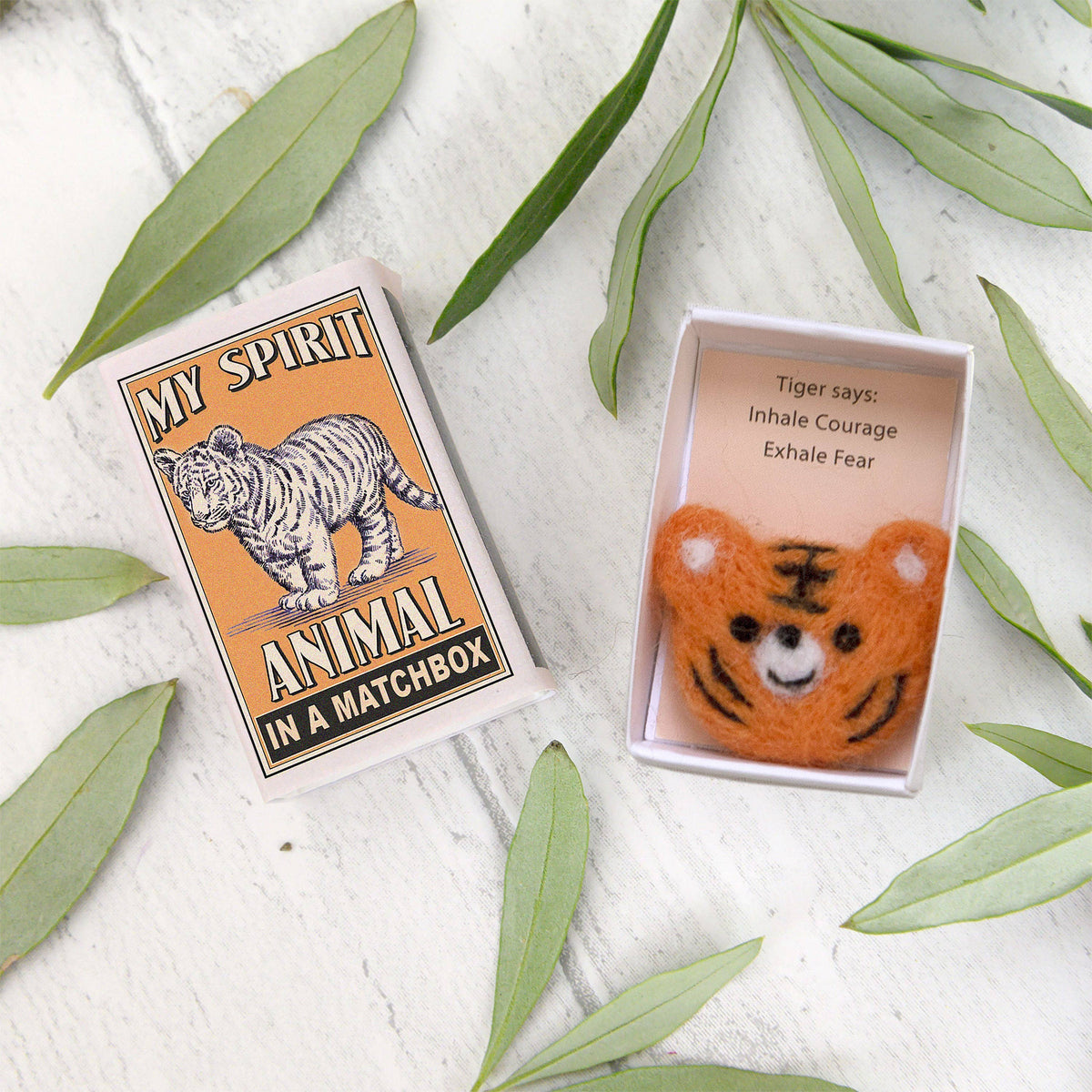 Tiger Spirit Animal In A Matchbox – Mutual Adoration + POST